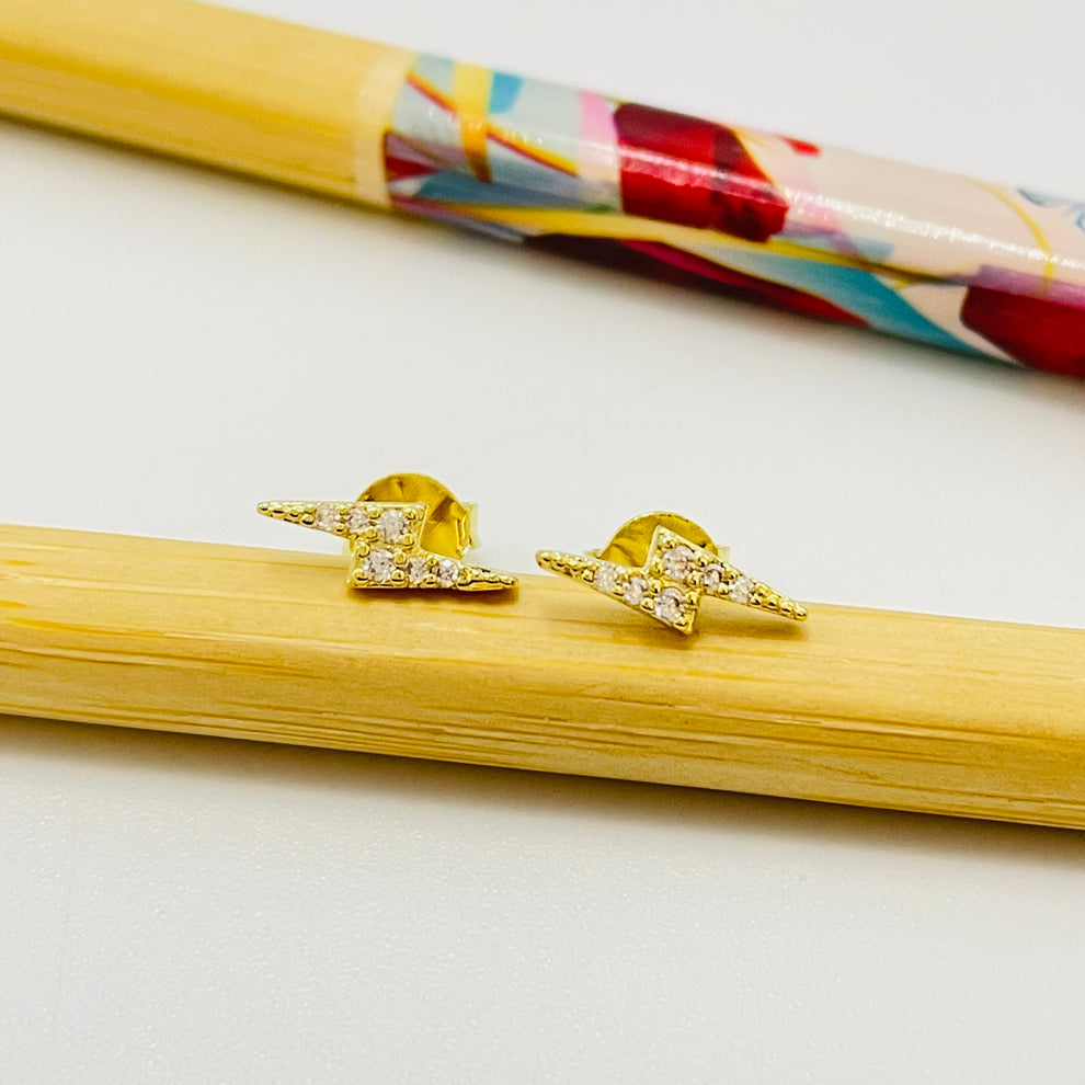 XO405 Aro Rayo con Circones 10 x 4 mm Espesor 2 mm Aro Baño Oro Aros Bañados hecho de Bronce ...